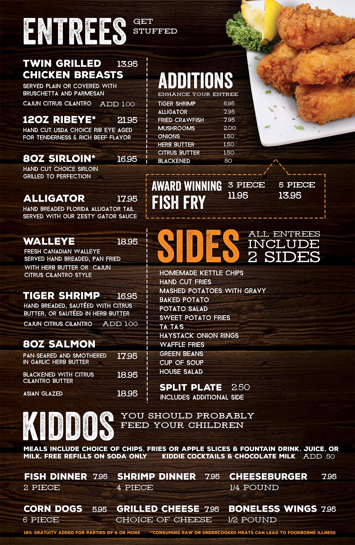 Menu | Crawfish Junction